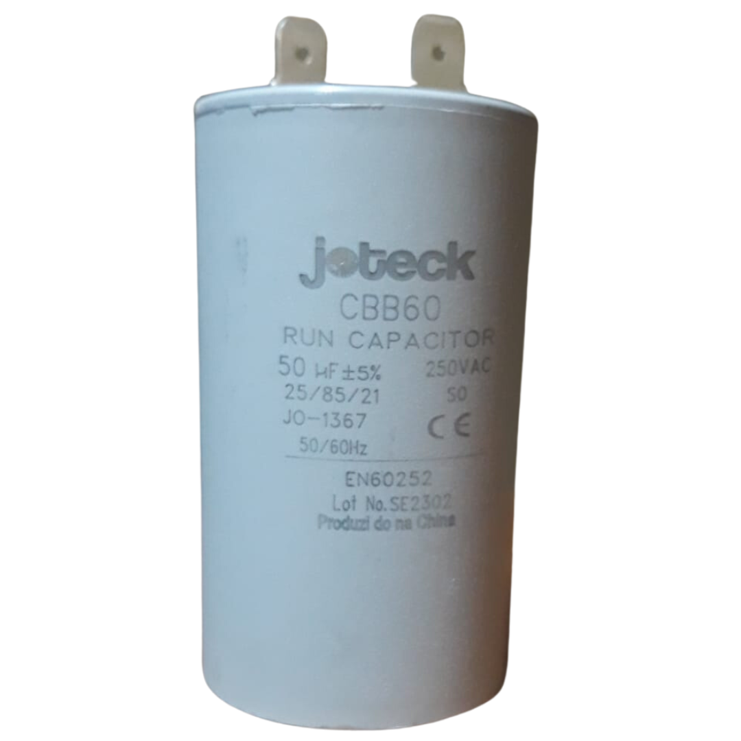 CAPACITOR 50UF X 250 VAC (2 TERMINAIS) – Abatec Eletrodomésticos